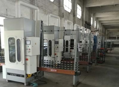 China Automatic Shower Safety Glass Sandblasting Machine 2500mm Height 3.5KW for Toughened Glass for sale
