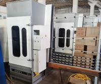 China Automatic Shower Safety Glass Sandblasting Machine 2500mm Height 3.5KW for Toughened Glass for sale