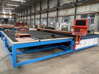 China CNC Glass Cutting Machine 3660x2440mm PLC Control 22kw for 3-19mm Glass for sale