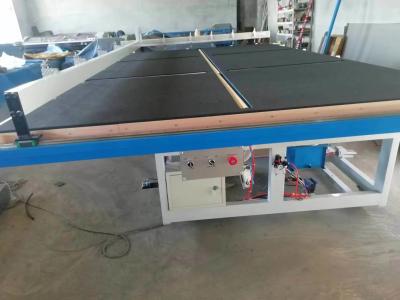 China Manual Air Flotation Glass Cutting Machine 380V 3.8KW for Low-E Glass Mosaic Semi-Automatic Cut Table for sale
