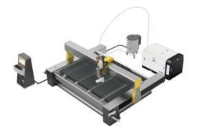 China 3600*2400MM CNC Waterjet Glass Cutting Machine with Automatic Sand Supply System for sale