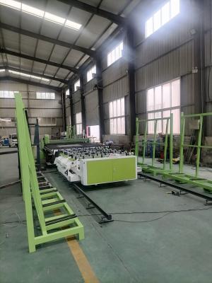 China CNC Glass Cutting Machine 4000x2600mm Full Automatic with Breaking Table 160m/min for sale