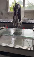China CNC Glass Processing Cylindrical Milling Machine 7.5KW 2800x1500x1600mm for sale