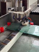 China CNC Glass Processing Cylindrical Milling Machine 7.5KW 3-12mm Glass Thickness for sale