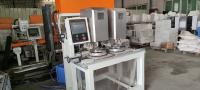 China Horizontal Glass Automatic Double Head Drilling Machine PLC Control 380V 2.2KW for Gas Stove Glass for sale