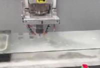 China CNC Glass Milling Drilling Edging Multi-Function Machine 7.5KW 0.1mm Accuracy for sale
