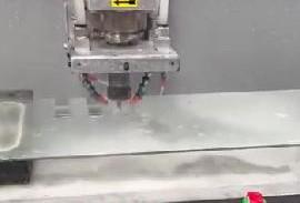 China CNC Glass Milling Drilling Edging Multi-Function Machine 7.5KW 0.1mm Accuracy for sale