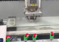 China CNC Glass Milling Drilling Edging Multi-Function Machine 7.5KW 0.1mm Accuracy for sale