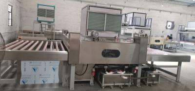 China Industrial Flat Glass Washing Machine 3mm-25mm Thickness 25kw Power for Large Sheets for sale