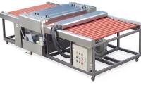 China Glass Washing Cleaning Machine 1000kg Brushes and Sponge for 3-15mm Flat Glass for sale