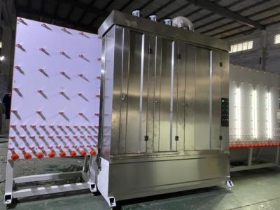 China 400x400mm Min Glass Size Vertical Glass Washing Machine 19kW for Insulating Glass Production Line for sale