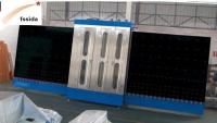 China 1500 Flat Glass Cleaning Drying Vertical Glass Washing Machine with PDA Certification for sale