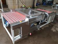 China Horizontal Glass Washing Dryer 450mm Max Width 6.5kw for 2-5mm Glass for sale