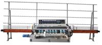 China 9 Motors Glass Straight Line Beveling Machine PLC Lift 0-25° Bevel Angle 3-12mm Thickness for sale