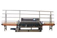China PLC Glass Beveling Machine 10 Motors Straight Line Beveling 35mm Max Width 22.8kW for sale