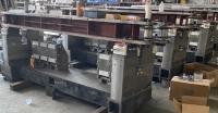 China PLC Glass Beveling Machine 10 Motors Straight Line Beveling 35mm Max Width 22.8kW for sale