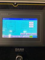 China 10 Motors Glass Straight Line Beveling Machine PLC Lift 0-25 Degree 22.8kw CE Approved for sale