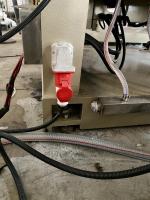 China 10 Motors Glass Straight Line Beveling Machine PLC Lift 0-25 Degree 22.8kw CE Approved for sale