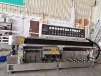 China 10 Motors Glass Straight Line Beveling Machine 0.6-6.0 M/Min 3-12mm Thickness for sale