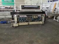 China 10 Motors Glass Straight Line Beveling Machine 0.6-6.0 M/Min 3-12mm Thickness for sale