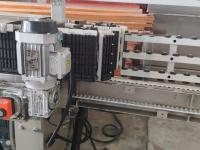 China 10 Motors Glass Straight Line Beveling Machine 0.6-6.0 M/Min 3-12mm Thickness for sale