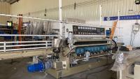 China 6800x1300x2600mm Economical Vertical Glass Straight Line Beveling Machine 9 Motors for sale