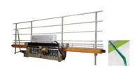 China 10 Spindle Straight Line Glass Beveling Machine 0.6-8.0m/min 3-20mm Glass Thickness for sale