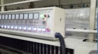 China 10 Spindle Straight Line Glass Beveling Machine 0.6-8.0m/min 3-20mm Glass Thickness for sale
