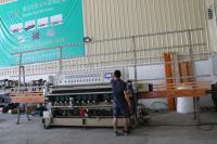 China High Precision Glass Straight Line Beveling Machine with CE Certification 24.7kw Power for sale