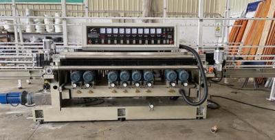 China Thin Glass Glass Edging Machine Fssd 9 Heads Automatic Straight Line Beveling Machine for sale