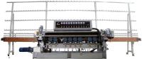 China 6.8x1.3x2.6m Glass Beveling Machine 9 Wheels Edge Grinding Polishing 22kw for sale