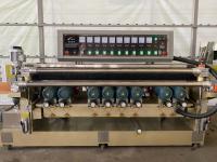 China ST-261E Nine Motors Glass Straight Line Beveling Machine 35mm Bevel Width 21KW for sale