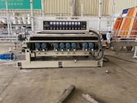 China ST-261E Nine Motors Glass Straight Line Beveling Machine 35mm Bevel Width 21KW for sale