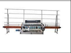 China 9-Axis Glass Linear Beveled Edge Edging Machine 0.6-6.0m/min Precision Cdoc Vertical Structure for sale