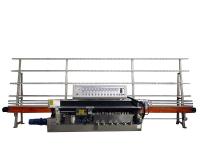 China Glass Straight Line Edging Machine 10 Wheels 3-20mm Thickness PLC Control for sale