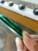 China Glass Straight Line Edging Machine 10 Wheels 3-20mm Thickness PLC Control for sale