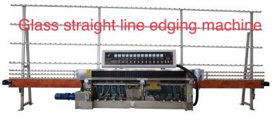China 11 Spindle Glass Straight Line Edging Machine 26.3kw Glass Polishing Machine 3-20mm for sale