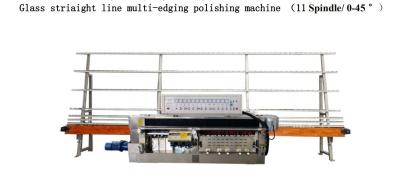 China 11 Spindle Glass Multi-Stage Edging Machine for Consistent Glass Grinding Results for sale