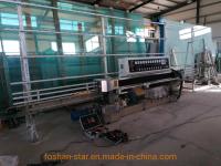 China 9 Motor Straight Line Glass Edging Machine 3-20mm Thickness 0.6-6.0m/min Speed for sale