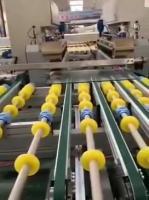 China 50kw Double Sides Glass Edge Polishing Machine 20 Grinding Heads 2500mm Max Width for sale