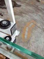 China 9 Motors Glass Straight Line Edging Machine Polishing Machine 0.6-8m/min 3-20mm for sale