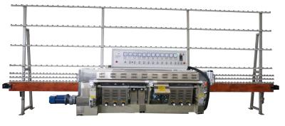 China 10 Motors Straight Line Glass Edging Machine 25kw 7.5x1.0x2.6m CE Certified for sale