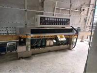 China 9 Motors Glass Straight Line Edging Machine 6600x1000x2600mm 18.75kW for 3-20mm Glass for sale