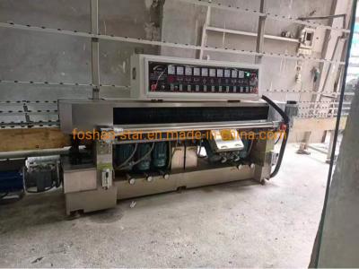 China 9 Motors Glass Straight Line Edging Machine 6600x1000x2600mm 18.75kW for 3-20mm Glass for sale