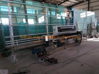 China 9 Motors Glass Straight Line Edging Machine 6600x1000x2600mm 18.75kW for 3-20mm Glass for sale