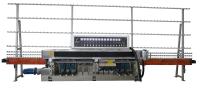 China 380V 50Hz ISO Certified Glass Straight Line Edging Polishing Machine 12 Motors 29.5kW for sale