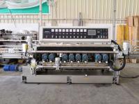 China Glass Shape Edging Polishing Grinding Machine 8 Heads 6960x1000x2600mm for sale