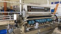 China Glass Shape Edging Polishing Grinding Machine 8 Heads 6960x1000x2600mm for sale