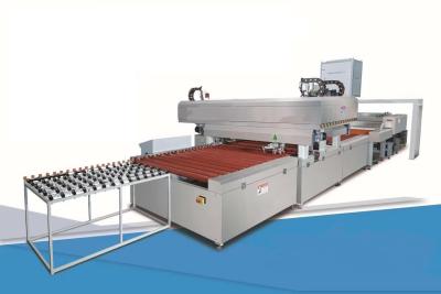 China 6600x4000x2000mm Straight Line Glass Rough Grinding Machine 3 Heads 18kW 380V for sale