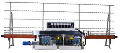 China 12 Spindles Glass Straight Line Edging Machine 60mm Min Glass Size 3-20mm Thickness for sale